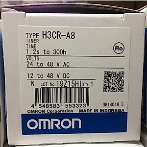 OMRON Industrial Automation H3CR-A8 AC24-48/DC12-48 Electromechanical Multifunction Timer