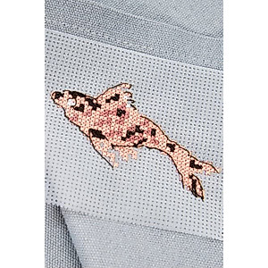 DMC DC90 Water Soluble Cross Stitch Canvas, 8 by 8-1/2-Inch, White, 14 Count