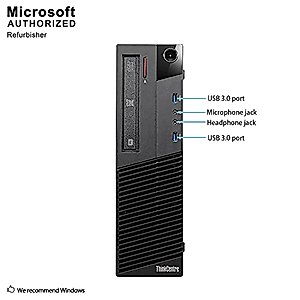 lenovo ThinkCentre M93P Small Form Business High Performance Desktop Computer PC - Intel Core I5-4570 3.2G,8G RAM DDR3,240G SSD,DVD-ROM,WIFI, Windows 10 Professional) (Renewed)
