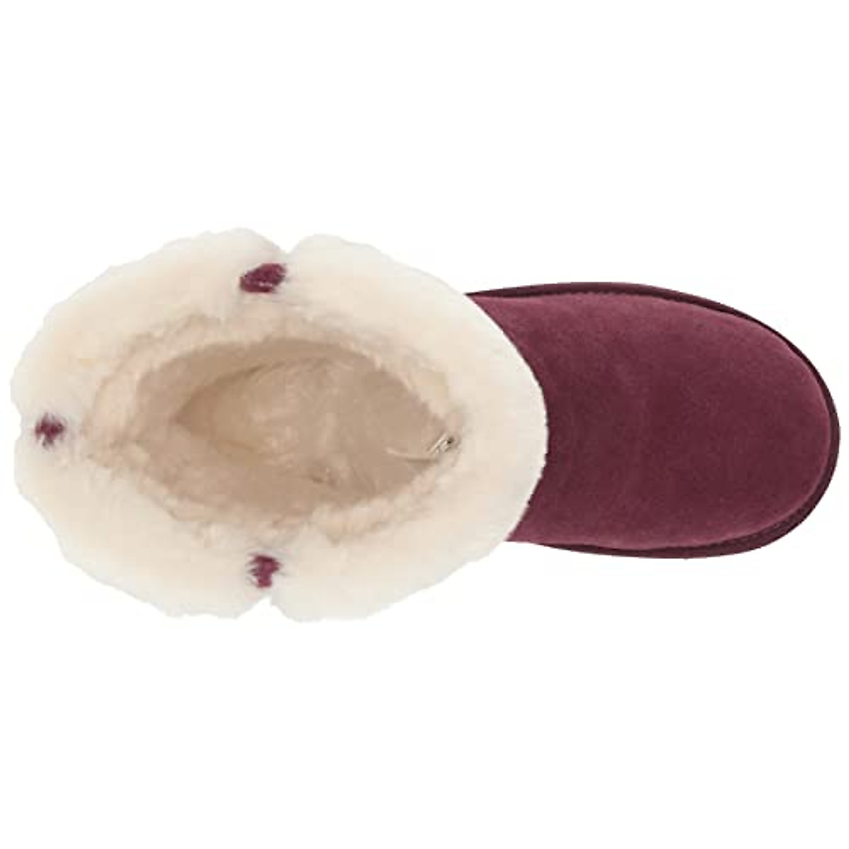 Koolaburra by UGG Women's Aubrei Short Fashion Boot, Plum, 7