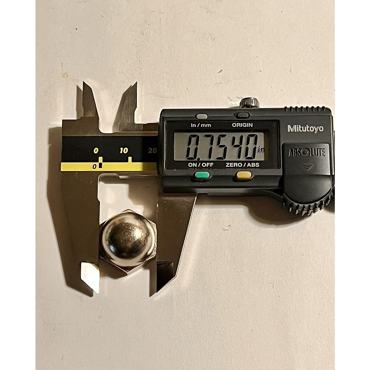 (4) 7/16-14 Acorn Cap Nut Brass Nickel Plated Rounded .437-14 7/16" Brass Nickel