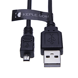 Keple USB Cable Lead Cord for Fujifilm X10, X20, XF1, FinePix JX650, JX660, JX675, JX680, AX385, AX500, AX510, AX550 Digital Camera | Data Sync & Photo Transfer