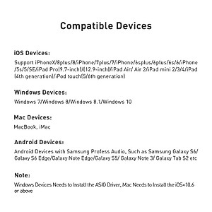 USB Audio Interface，MeloAudio TS MINI compact Instrument/Microphone Audio Interface for iPhone, iPad，Android Devices, Mac and PC