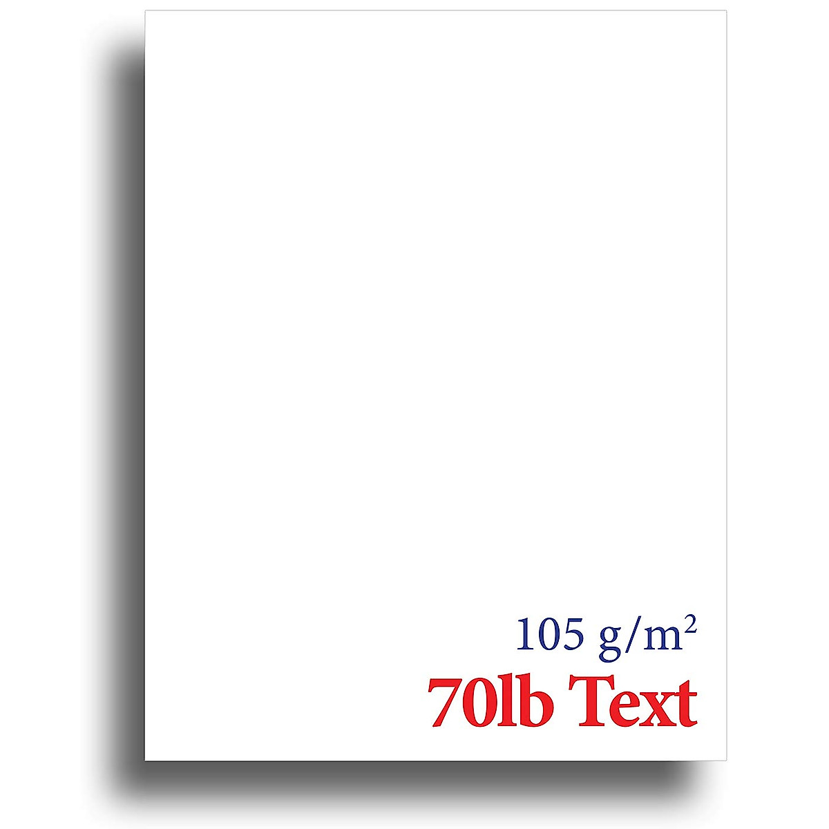 Monarch Executive Letterhead - 7.25 x 10.5 inch - Quality Blank White 70lb Text (105gsm) Stationery Paper (100 Sheets)