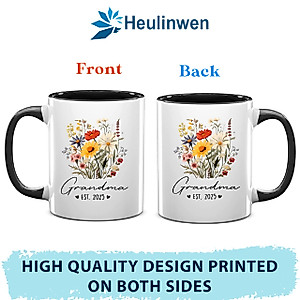 First Time Grandma Est 2025 Gifts, You're Going To Be Grandma, Mom Promoted To Grandma Mug, 1st Time Grandmother Gift, Soon To Be Grandma Gifts, New Grandma Gifts, Baby Announcement Gifts For Grandma