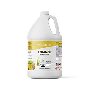 Chemfulfill 200 Proof Ethanol – Ethanol (100% EtOH Denatured) (5-Gallon (640 fl oz))
