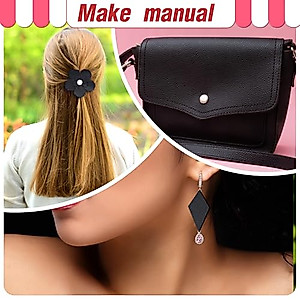 Vinyl Fabric Faux Synthetic Leather Material Sheets 54'' X 12'' Faux Leather Upholstery for Upholstery Crafts Sewings Sofa Handbag Hair Bows Decorations