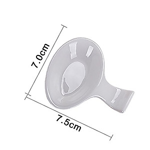 6 Pcs Chinese Fine Porcelain Chopsticks Spoon Fork Rest Holder Knife Holder (Set of 6)