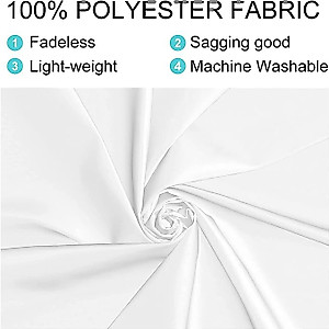 YRH Custom Tapestry 丨Made in USA 丨Banners and Signs Customize for Bedroom (30x40inch,Vertical) White