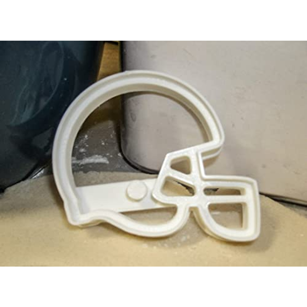 FOOTBALL AND HELMET TEAM SPORT ATHLETICS GAME DAY SET OF 2 COOKIE CUTTERS MADE IN USA PR1540
