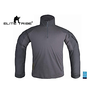 Emerson Airsoft Tactical BDU Military Suit Combat Gen3 Uniform Shirt Pants (Wolf Gray, Small)