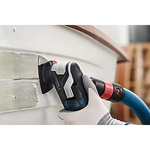 BOSCH OSL350CR4 1-Piece 3-1/2 In. Starlock Oscillating Multi Tool Grout & Abrasive Carbide 40 Grit Delta Sanding Pad for Sanding Applications in Wood, Wood with Paint and Thinset