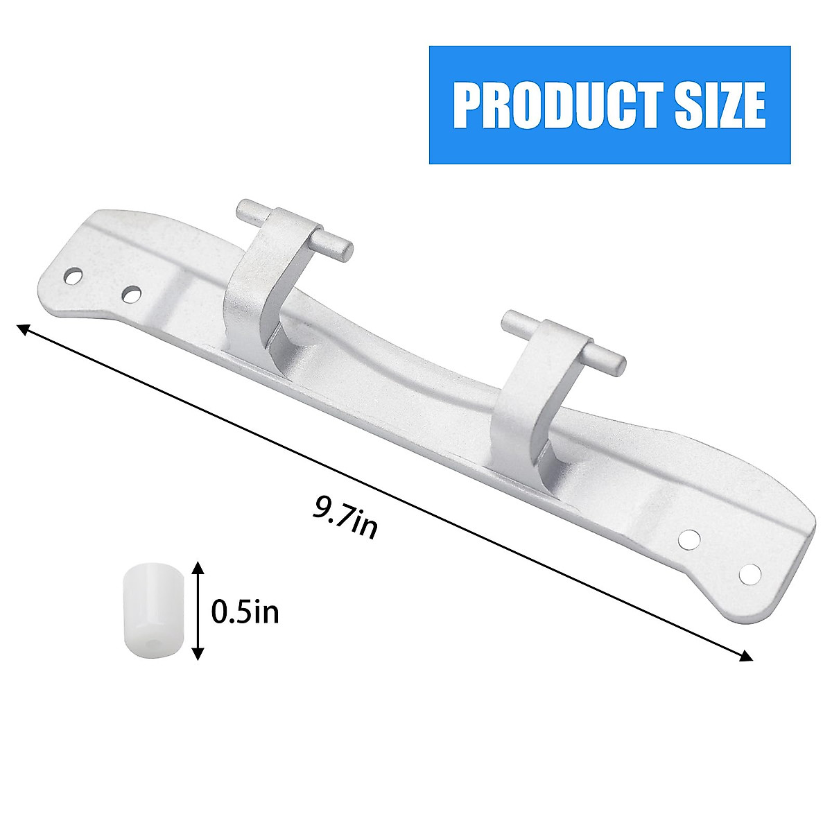 FBULWSEC W10208415 Washing Machine Hinge for Whirlpool Washer Door Hinge 1872427 AH3407069 EA3407069 PS3407069
