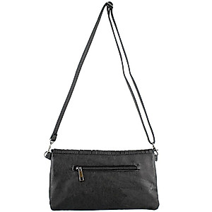 Mellow World Women's Handbags, Rainbow Wristlet BLACK MULTI NS