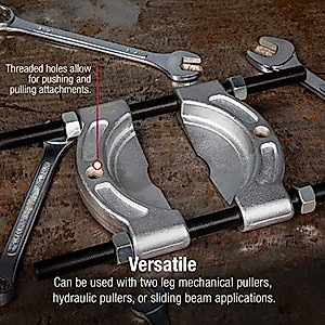 Sunex 57BS5 Bearing Seperator, ½- Inch – 9-Inch, Alloy Steel Angled Edges, Bearing Splitter with Threaded Holes