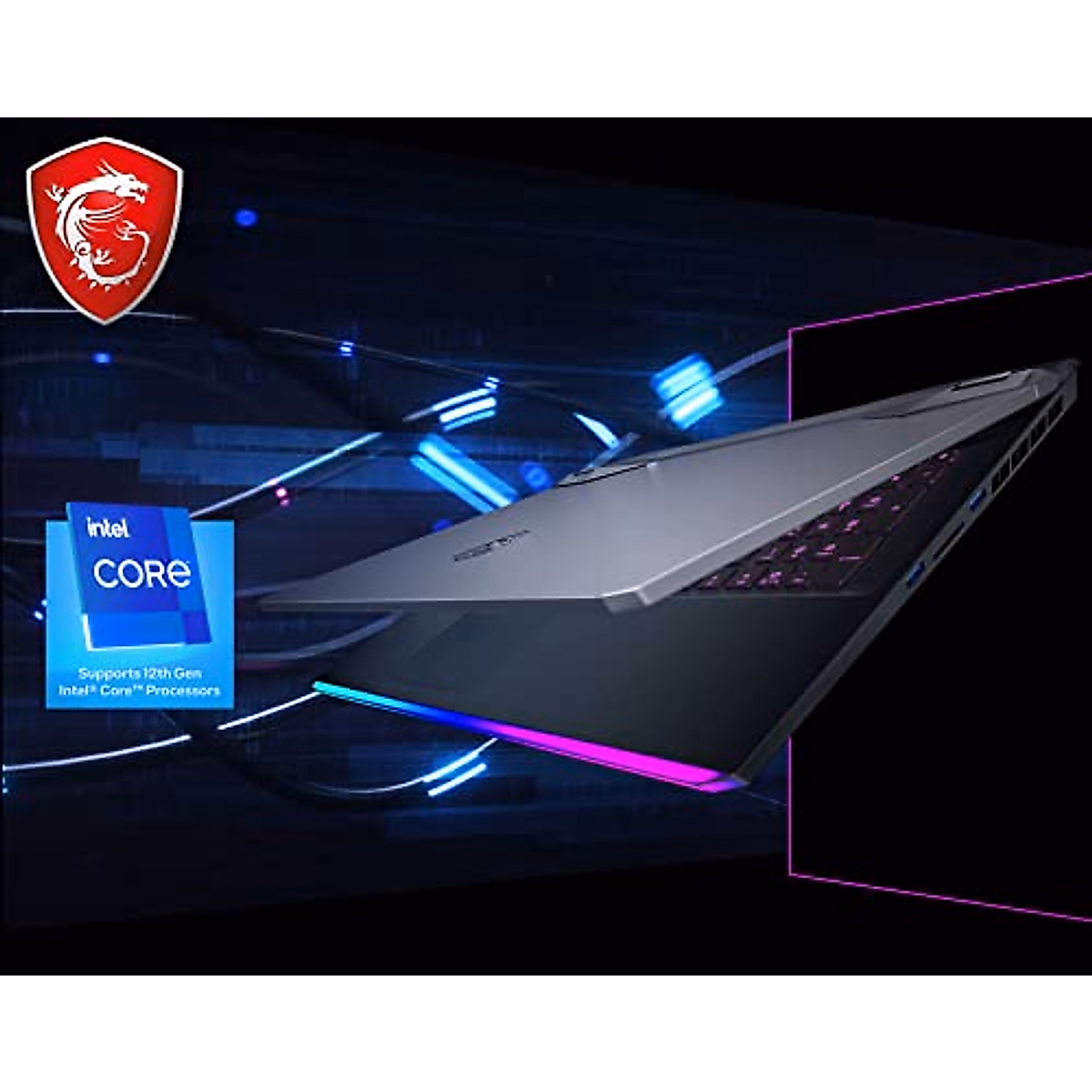 MSI GE76 Raider Gaming Laptop - 12th Gen Intel Core i9-12900H - GeForce RTX 3060 MUX TGP 140W - 17.3" 144HZ 1080p – 99.9WHr w/HDMI (64GB RAM | 1TB PCIe SSD)