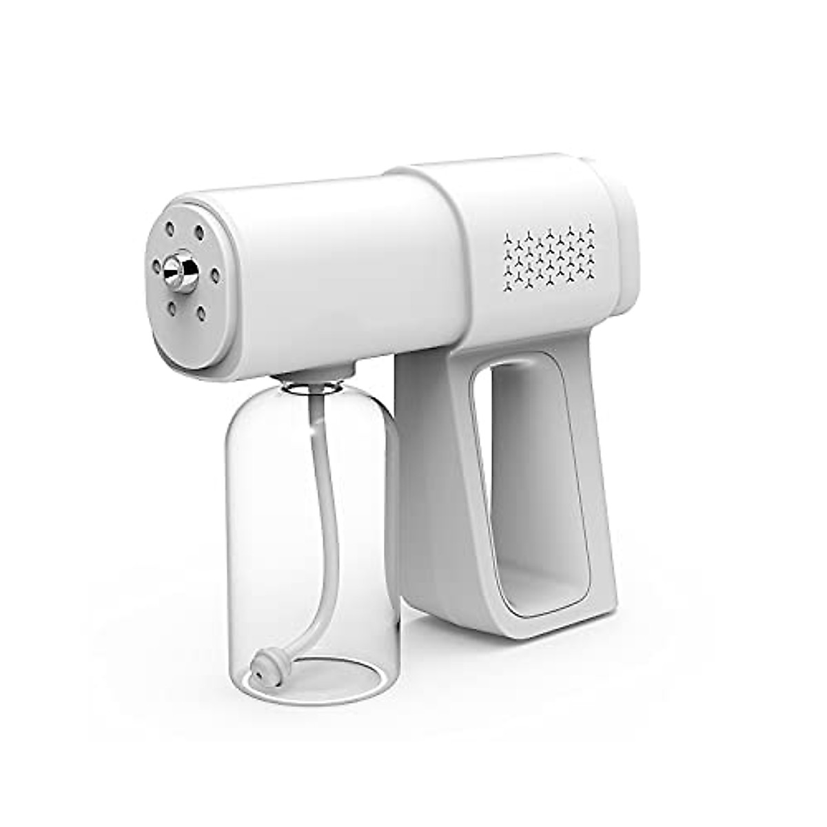 Handheld Steam Fogger Sprayer Gun Spray Machine Nano Electric Sanitizing Atomizer, Light Portable Cordless Intelligent Rechargeable Sterilizek For Home,Office,School,Garden, Indoor And Outdoor (White)