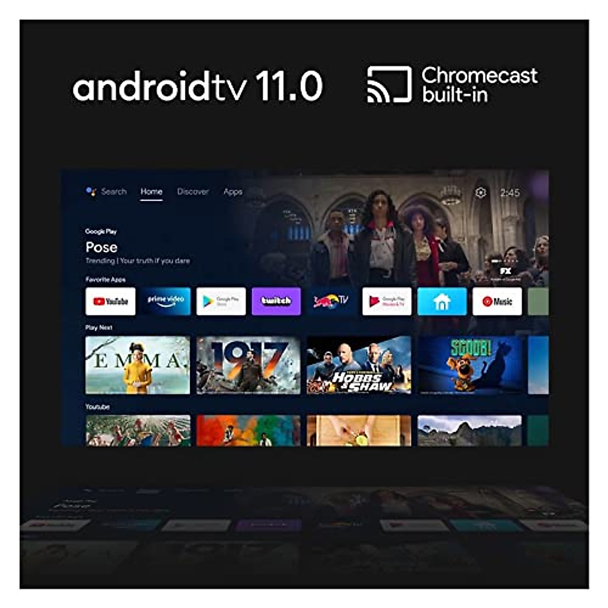 4K Ultra HD Projector Global Version 2800 ANSI Lumen TV WiFi 6.0 for Home Theater Projector (Color : T1)