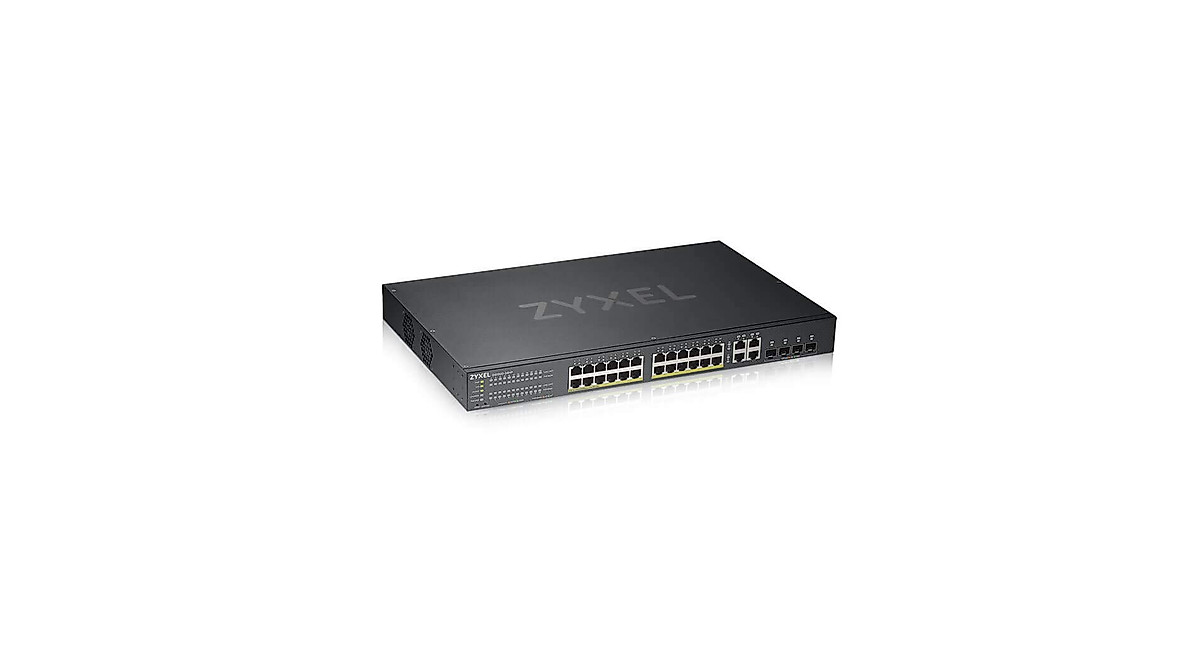 ZYXEL 24-Port PoE Switch | Gigabit Ethernet Managed