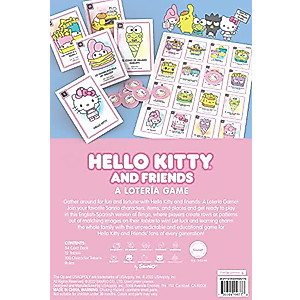 Hello Kitty Loteria Game - Custom Bingo Style Inspired by Spanish Words & Mexican Culture