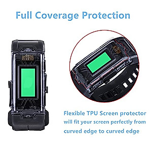 Aemus (3Pack) Compatible with Bandai Vital Bracelet BE Screen Protector For Digital Monster Digivice BE -VV- Protective Film HD Clear TPU Film