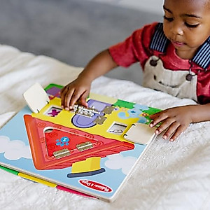 Melissa & Doug Blue’s Clues & You! Wooden Activity Board with Clue Cards - FSC Certified