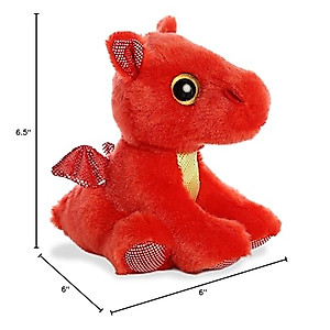 Aurora - Sparkle Tales - 7" Flame Red Dragon