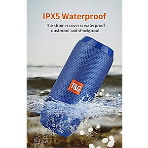TG117 BT Outdoor Speaker Waterproof Portable Wireless Column Loudspeaker Box with TF Card FM Radio