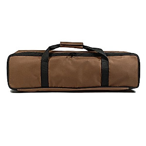 WE Games Travel Tournament Chess Set with Brown Canvas Bag - 3.75 Inch King