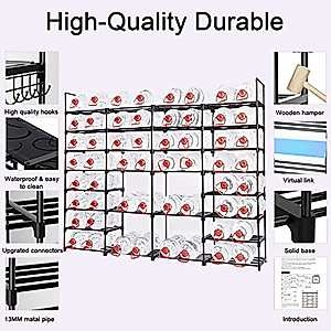 Mavivegue Shoe Rack, 8 Tier Large Shoe Rack Organizer Shoe Rack 10 Tier Shoe Rack,Shoe Stand
