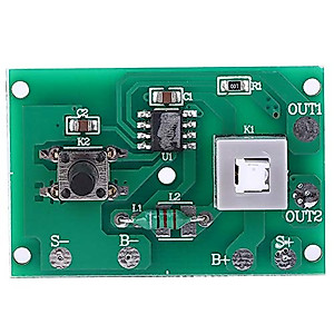 2Pcs SS1208 Solar Lamp String Controller Module Control Circuit Board with Switch 1.2V 100mA 8 Kinds Light Mode Solar Lawn Lamp Control Board