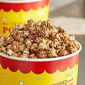 Ultimate Movie Theater Popcorn Kit Real Theatre Ingredients - Butter Flavored Coconut Oil 32 oz. & Caramel Popcorn Glaze 28 oz.