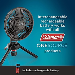 Coleman OneSource Rechargeable LED Lantern (1000 Lumens) and Fan Bundle
