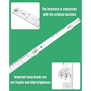 LED Backlight Strips Fit for Hisense SVH750A76 HD750S3U81-TAB1 CRH-BX75S3U813030T14069B8-REV1.3 Replace SVH750A76 75H6570G 75R6E3 75H6510G 75E3D 75A6G, 14 Pcs