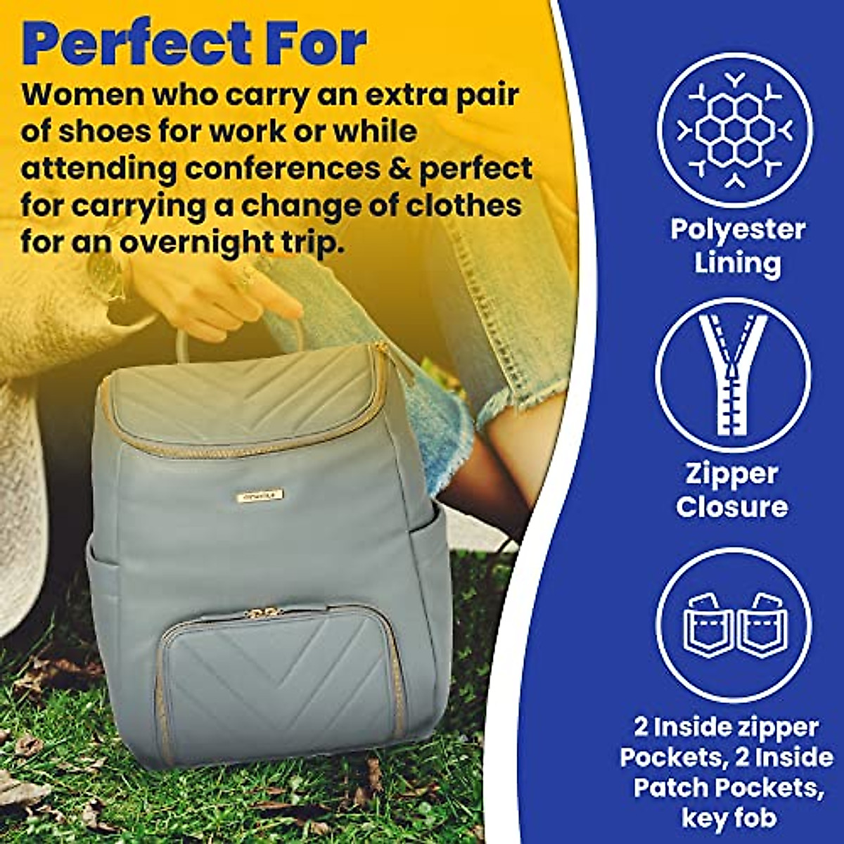 Nichet Backpack (Powder Blue)