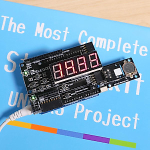 ELEGOO Upgraded UNO R3 Most Complete Starter Kit V2.0 with Tutorials Compatible with Arduino, STEM Projects for Kids, Teens, Adults, Robotics & Engineering Kits, Science | Coding | Programming Set