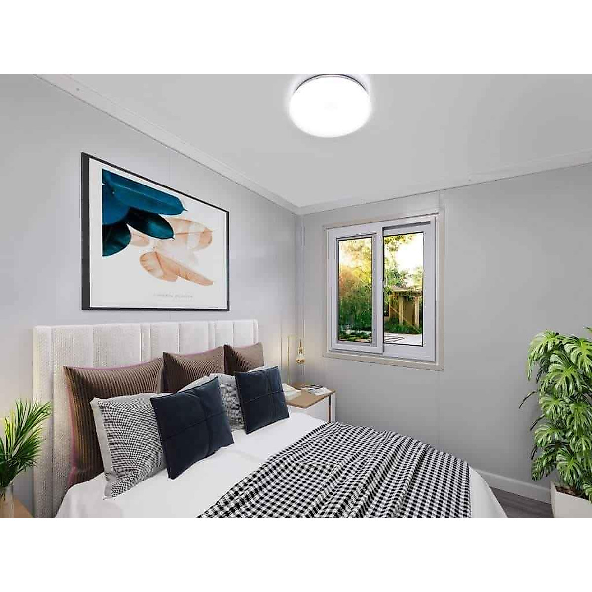 Weatherproof, Wind Resistant, Anti-Corrosion Tiny Expandable Prefab House to Live in 1 Bathroom, 3 Bedrooms & 1 Kitchen- for Small Family, Modular Guest House – 20 FT 3 in 1 Tiny Backyard House