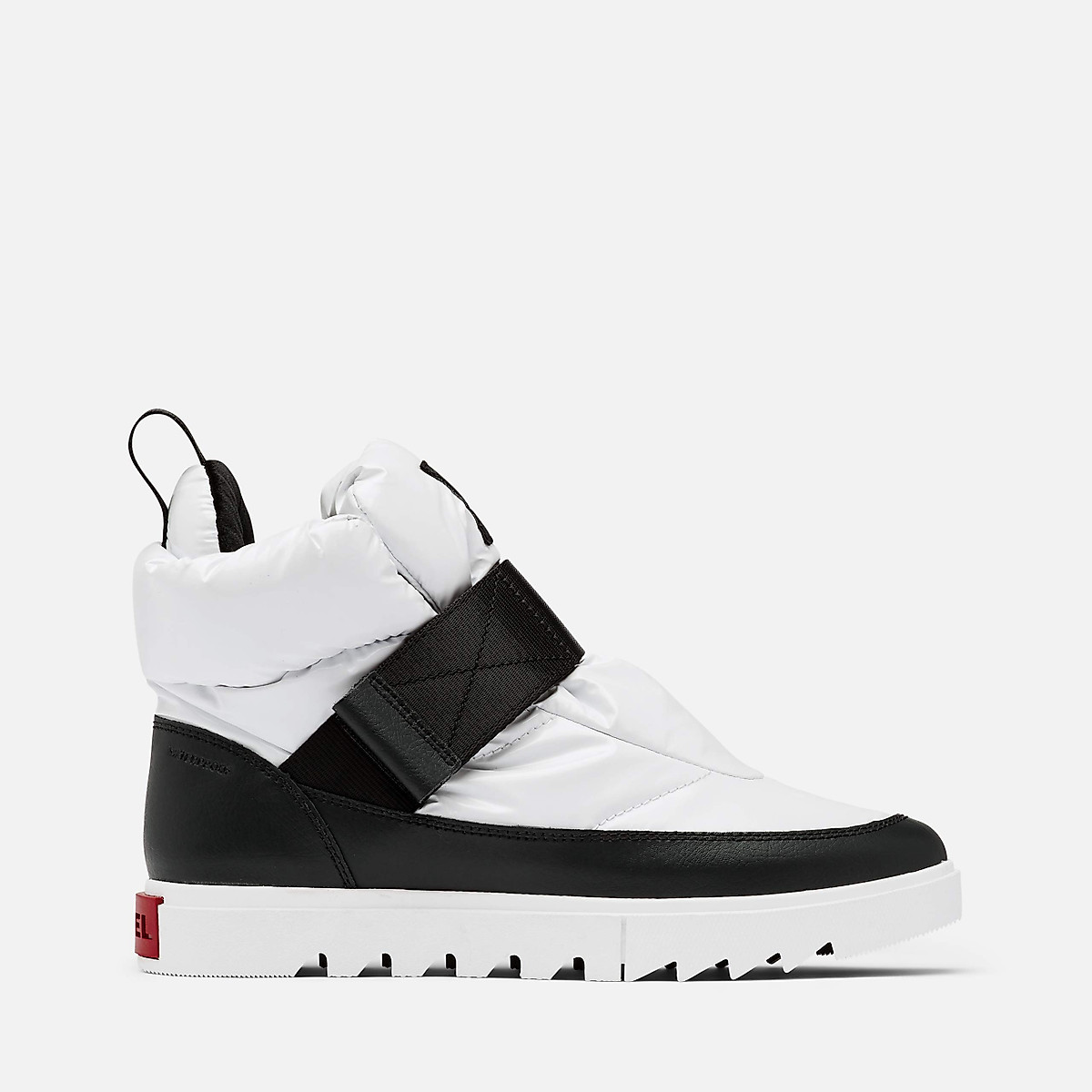 Sorel Women's Joan of Arctic Next Lite Strap Puffy Boot- Waterproof - White, Black - Size 10
