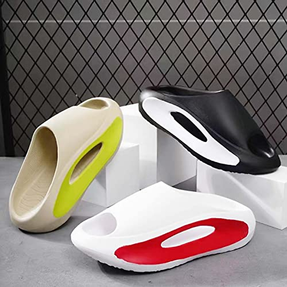TGDSV Cloud Pillow Slide For Women Men Cloudies Slides Shoes Beach Sandals Platform Eva spa Slippers