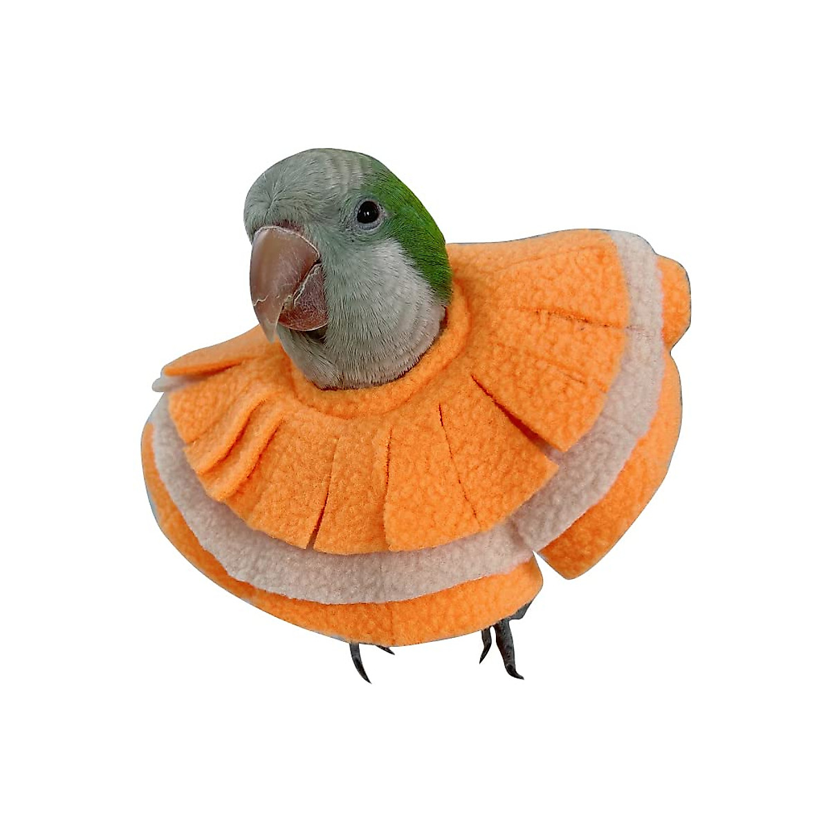 Adjustable Parrot Cone Collar, Safe and Practical Cotton Collar to Prevent Bites and Licking Wounds, to Help heal (4XL)