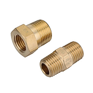 CREEXEON Pressure Washer Accessory Adapter Set, 3/8" NPT 1/4" NPT Reducer Kit