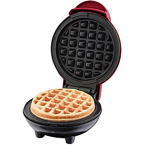 Mini Waffle Maker - Red