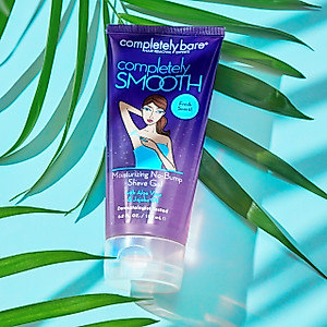 completely bare completely SMOOTH Moisturizing No-Bump Shave Gel - Hydrating Aloe Vera & Jojoba Oil