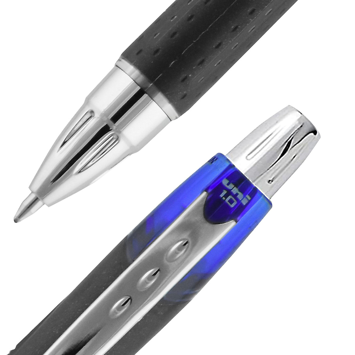 uni-ball Jetstream RT Retractable Ballpoint Pens Medium Point, 1.0mm, Blue, 12 Pack