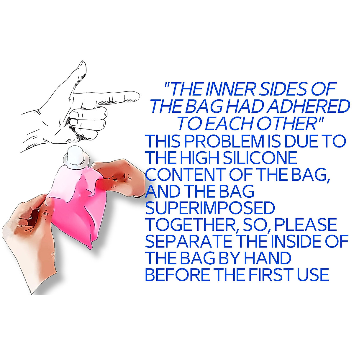 RVDKBULB Reusable Silicone Travel Douche Bag - Vaginal Douche for Women, Pocket size, 24 Fl Oz Capacity, Pink