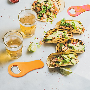 22 Sets Bottle Opener Inserts Stainless Steel Cap Opener Inserts Kit with Screws Metal Beer Wine Hardware Parts Accessories for Resin Molds Bottle Opener DIY Spanner Parts Gift Wedding Favors