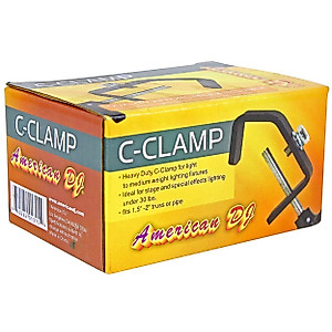 American DJ Lighting C-Clamp, Black, standard