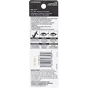 CoverGirl Ink It! by Perfect Point Plus Eyeliner, Charcoal Ink [250] 0.06 oz (Pack of 2)