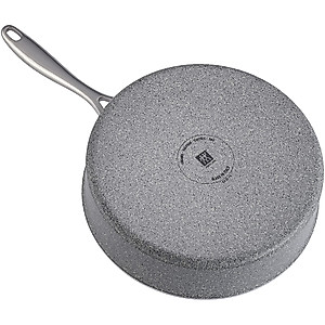 ZWILLING Vitale 3-qt Nonstick Saute Pan with Lid, Aluminum, Scratch Resistant, Made in Italy