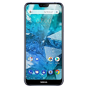 Nokia 7.1 - Android 9.0 Pie - 64 GB - Dual Camera - Dual SIM Unlocked Smartphone (Verizon/AT&T/T-Mobile/MetroPCS/Cricket/H2O) - 5.84" FHD+ HDR Screen - Blue - U.S. Warranty